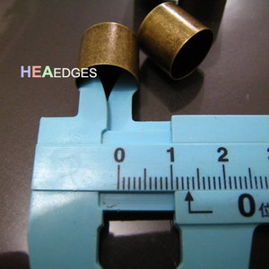 6pcs Antique Brass End Caps 13mm - Antique Brass Findings Very Large ...