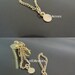 Finding 6 Pcs Gold Little Chain With Small Circle Charm for Jewelry ...