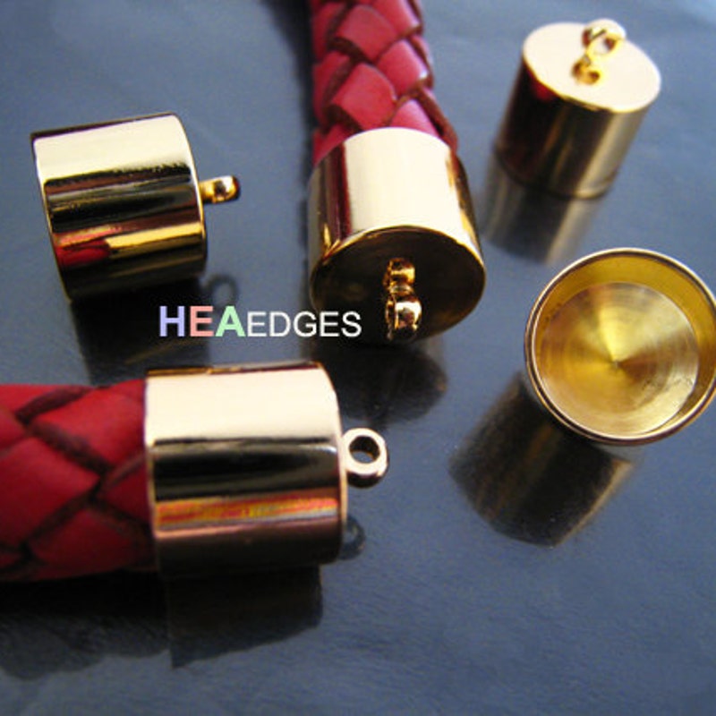 Gold End Caps - Etsy
