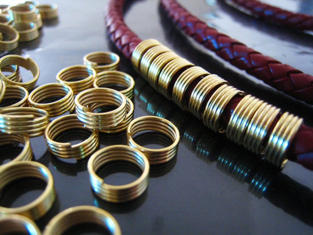 Finding - 20 Pcs Gold Medium Size Helix Shaped Spring Coil Four Layers ...