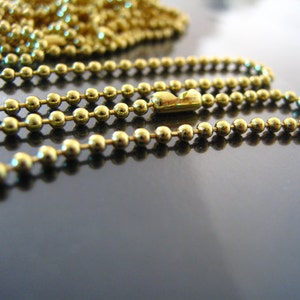 Finding 6 Pcs Gold Small Ball Chains Link With Connector for - Etsy