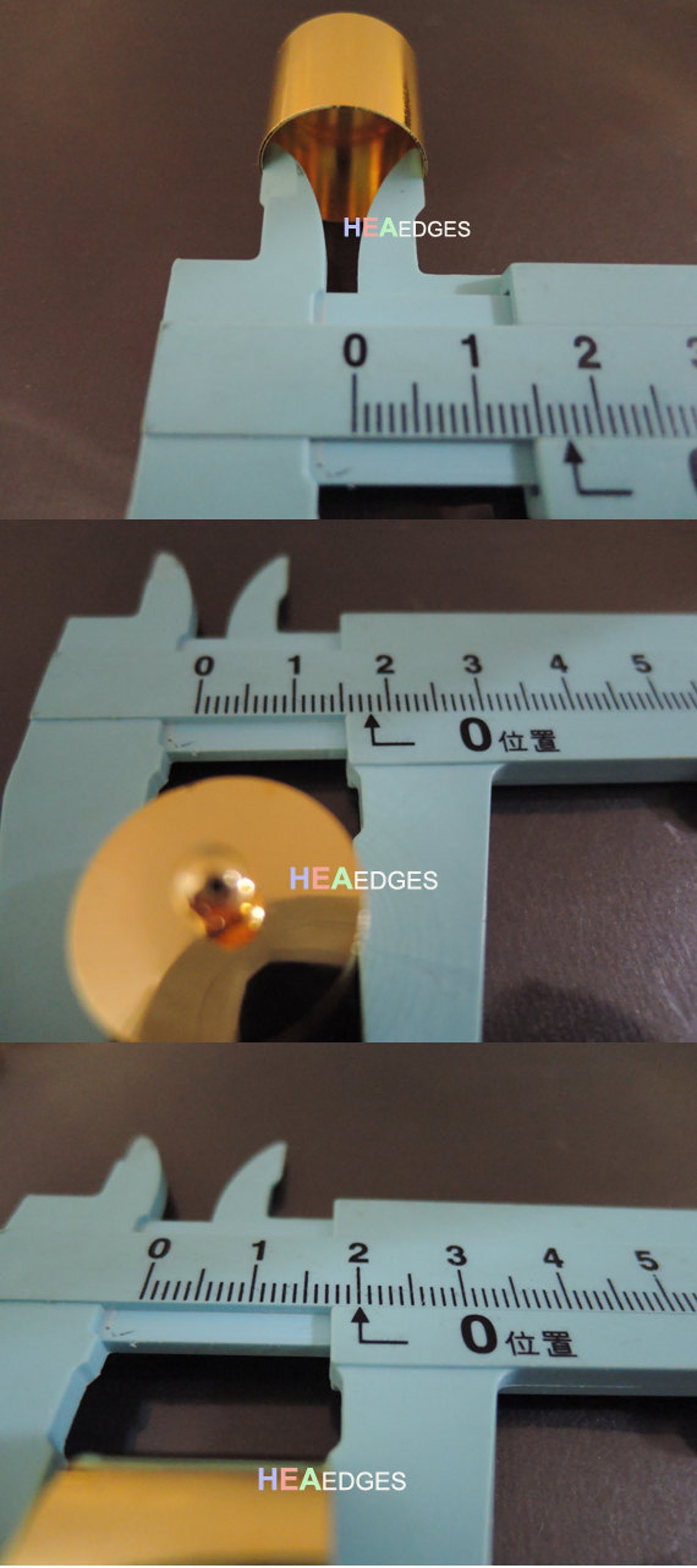 4pcs Gold End Caps 17mm - Findings Gold Plated Very Large Leather Cord ...