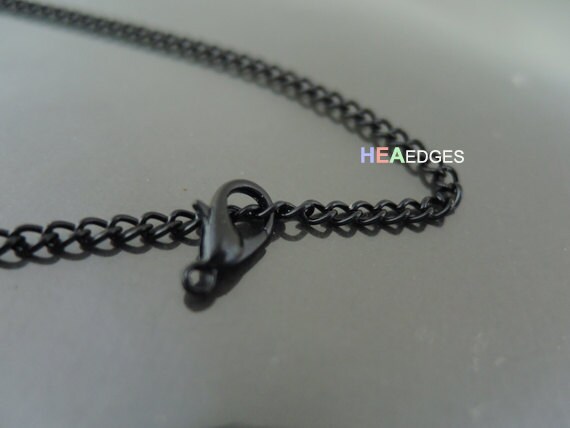 Black Chain 1 Yard Finding Black Little Curb Chain of - Etsy