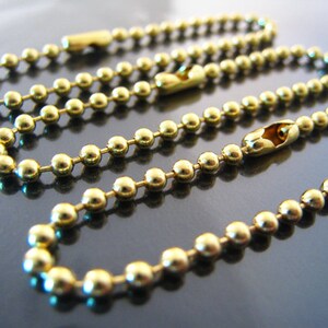 Finding 6 Pcs Gold Small Ball Chains Link With Connector for - Etsy