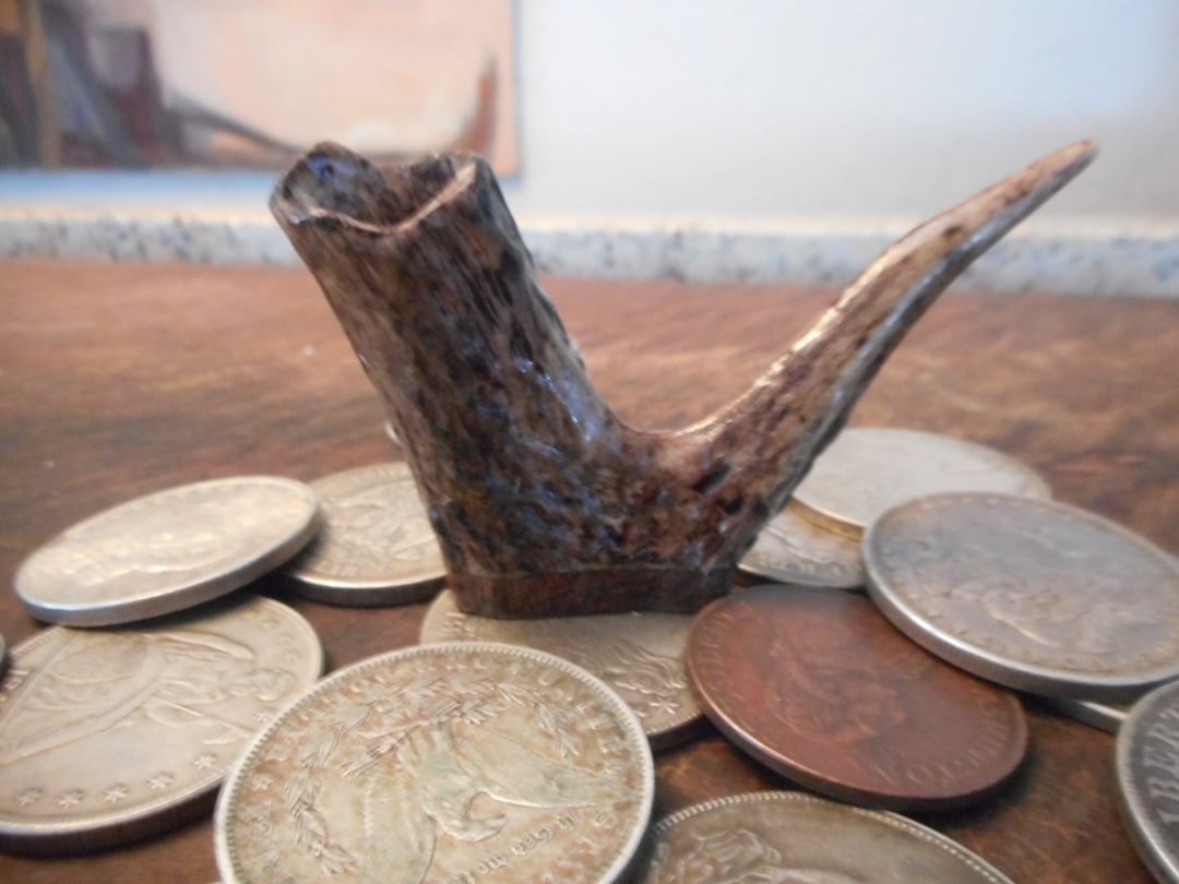 Hand Carved Antler Black Powder Measure Muzzleloading - Etsy