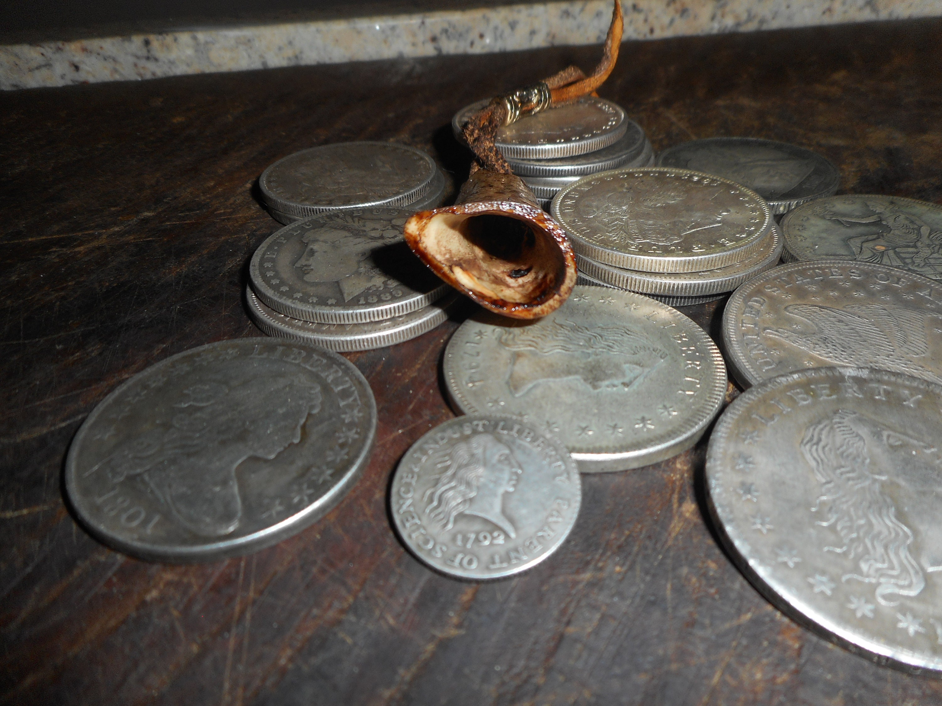 Hand Carved Antler Powder Measure - Etsy