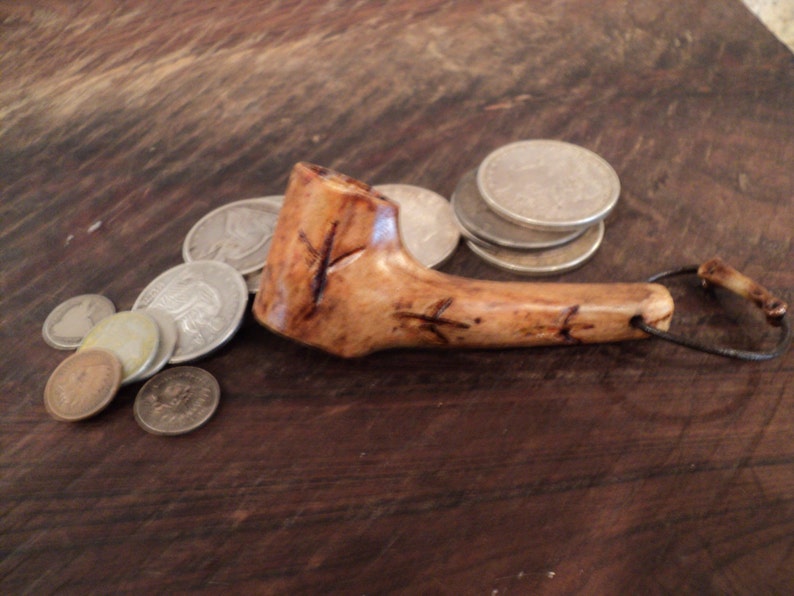 Hand Carved Antler Black Powder Measure 50gr Muzzleloading - Etsy