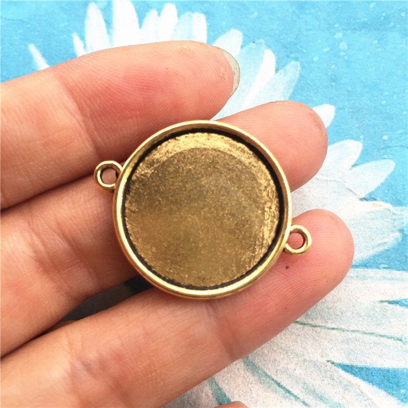 Cabochon Connector - Etsy