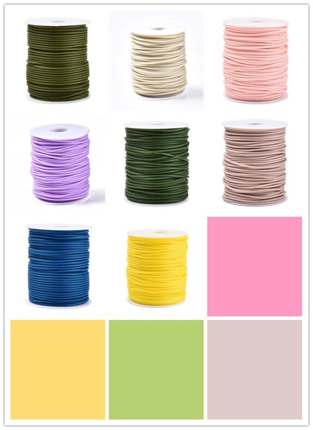 New Come Color--high Quality 50 Meters(one Roll) 2mm Thickness Silicone ...