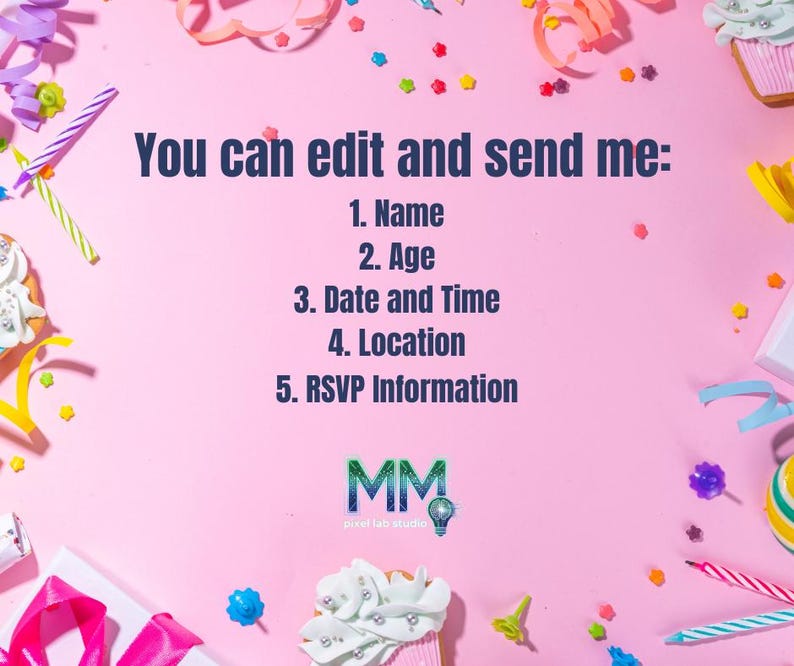 Stitch and Lilo Birthday Invitation Template, Digital Party Invitation ...