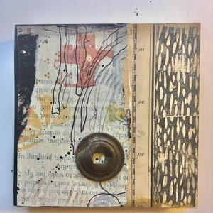 Nine Piece Collage Grid, Mixed Media - Etsy