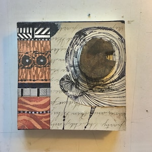 Nine Piece Collage Grid, Mixed Media - Etsy