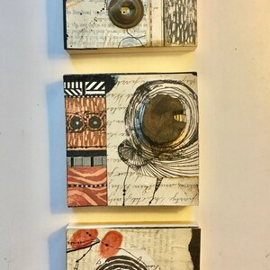 Nine Piece Collage Grid, Mixed Media - Etsy