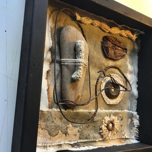 Modern, Earthy Box Art, Abstract Wall Decor - Etsy