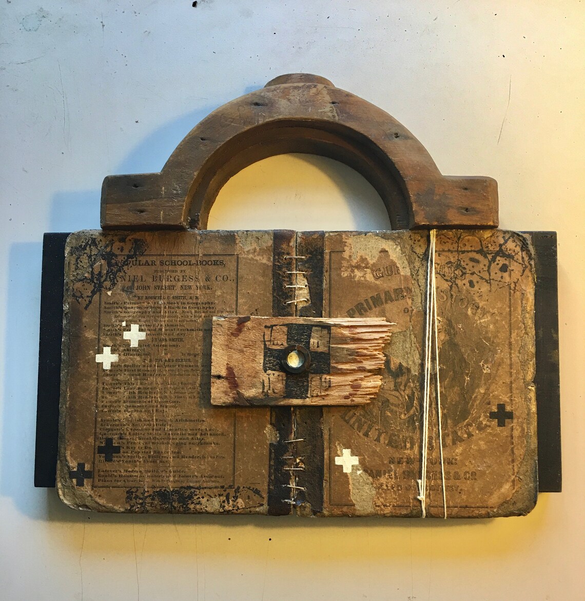 Relaxed Rustic Mixed Media Collage Wall Art - Etsy