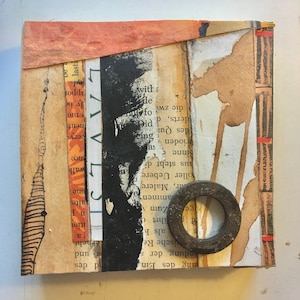 Nine Piece Collage Grid, Mixed Media - Etsy