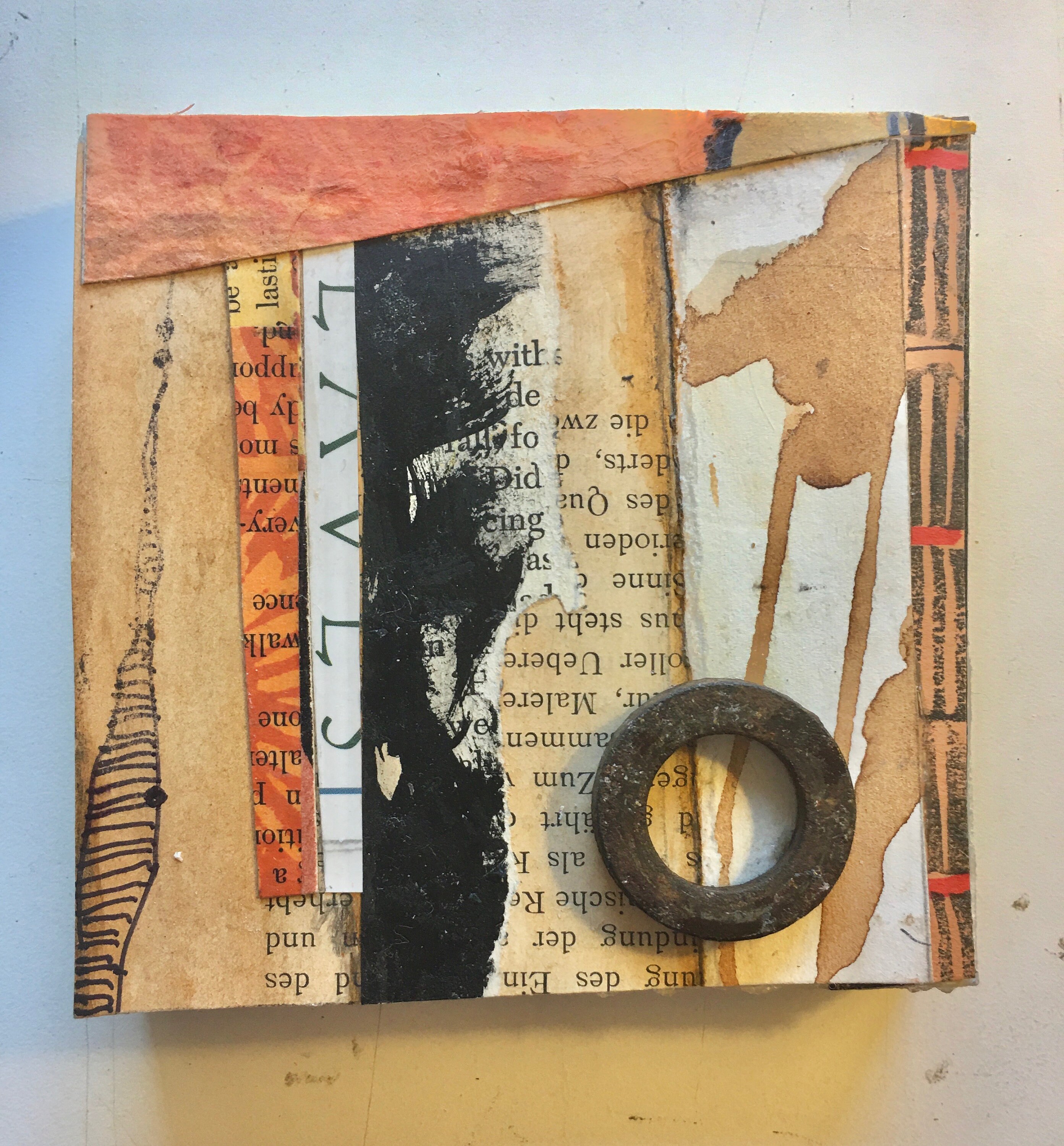 Nine Piece Collage Grid, Mixed Media - Etsy