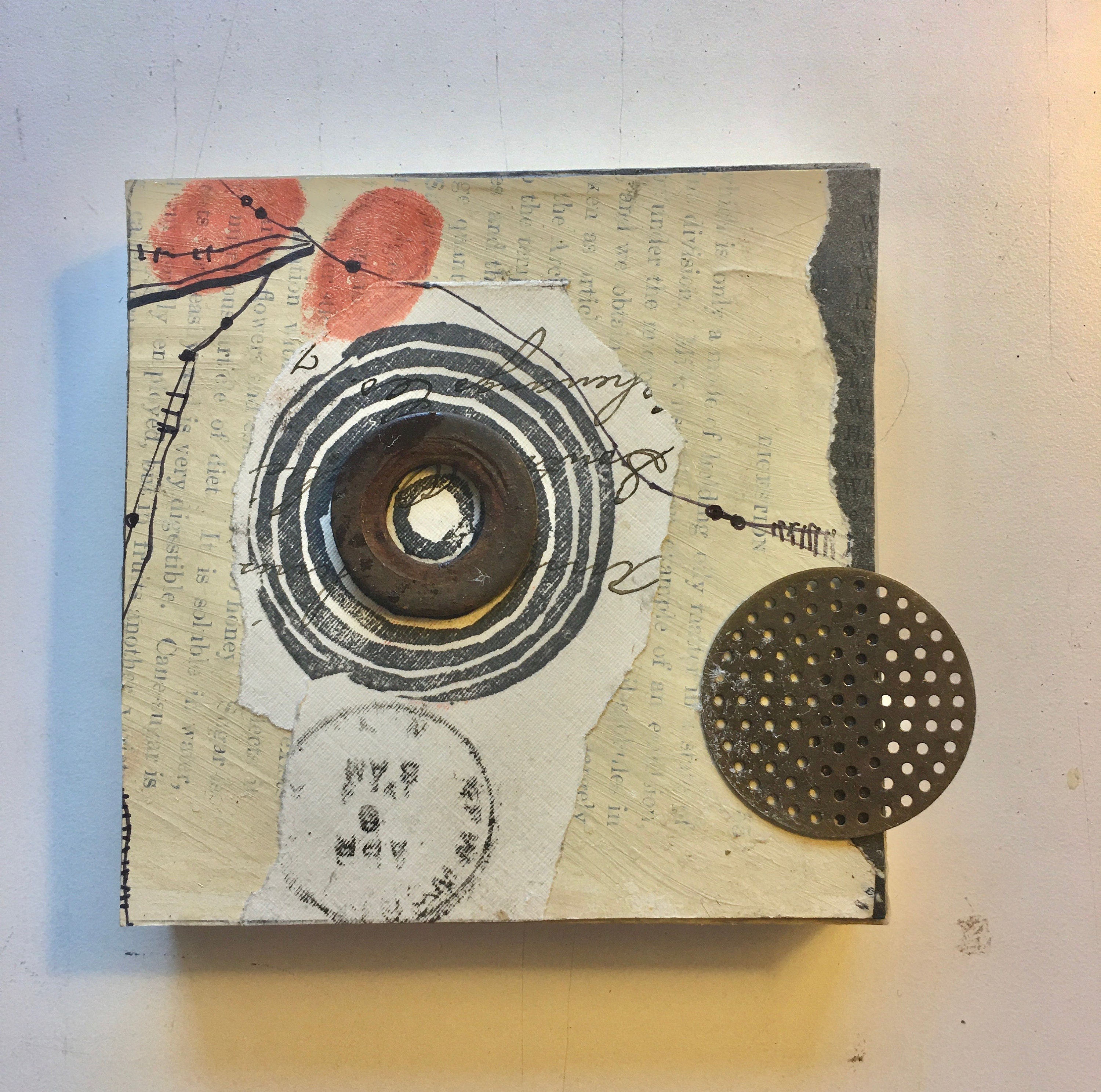 Nine Piece Collage Grid, Mixed Media - Etsy