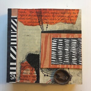 Nine Piece Collage Grid, Mixed Media - Etsy