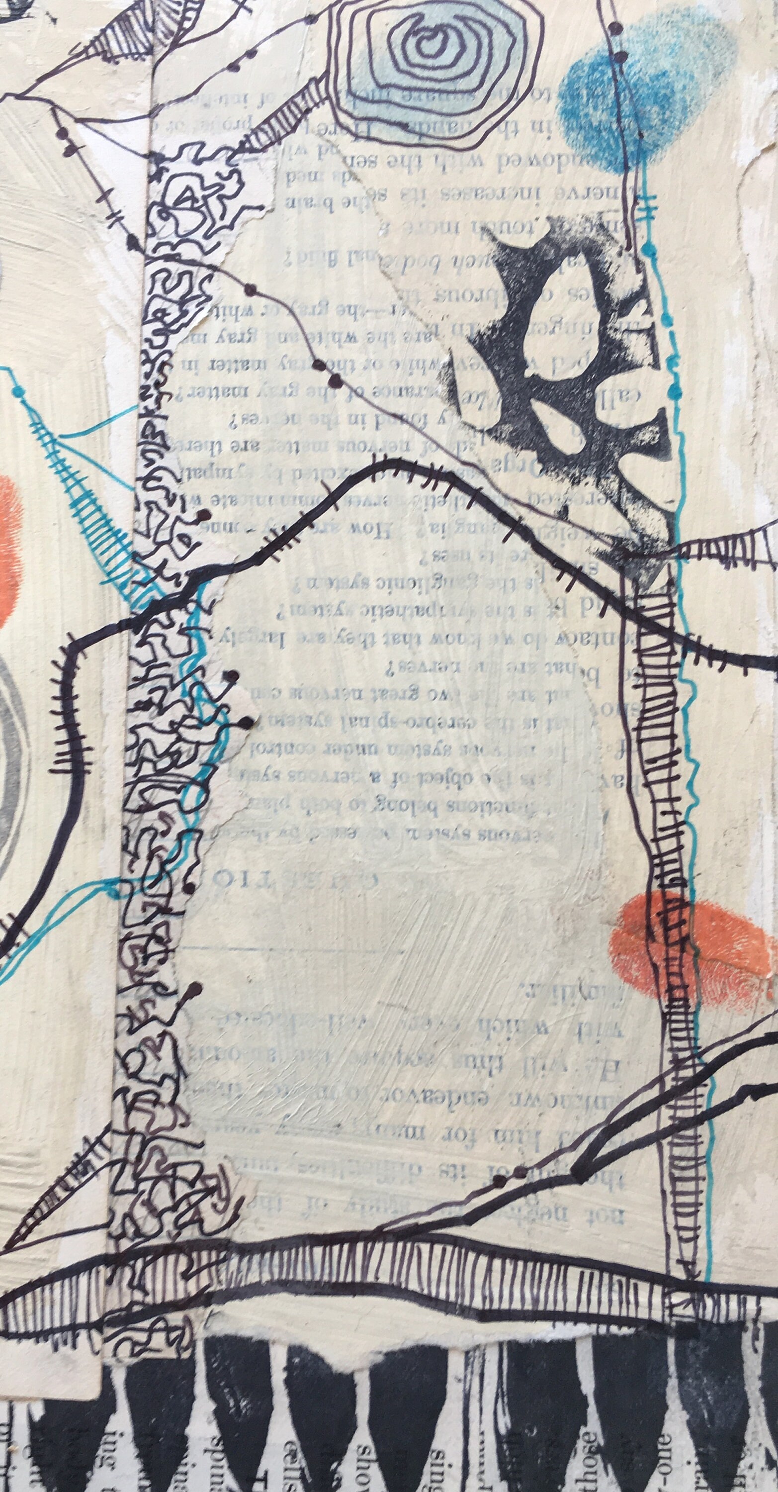 Mixed Media Collage map to Your Childhood SALE W/ - Etsy