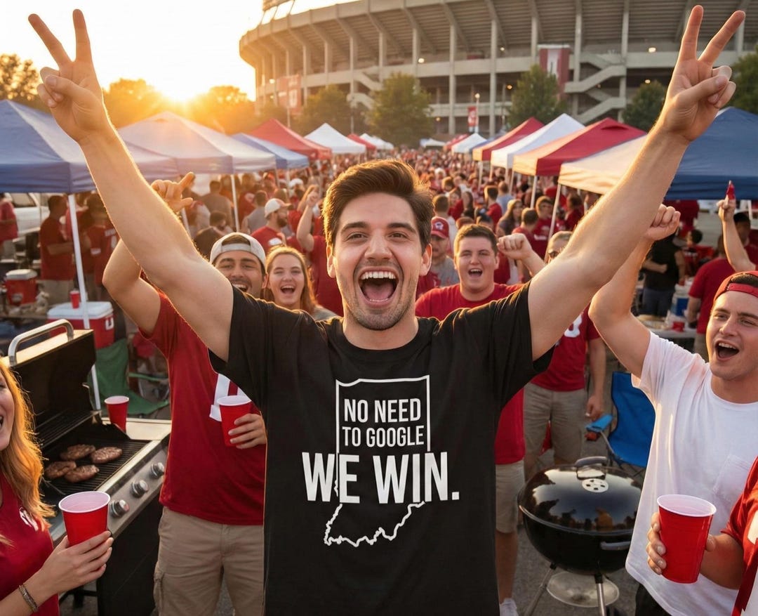 Indiana Sports Fan Shirt | No Need to Google We Win Tee | Funny Indiana ...