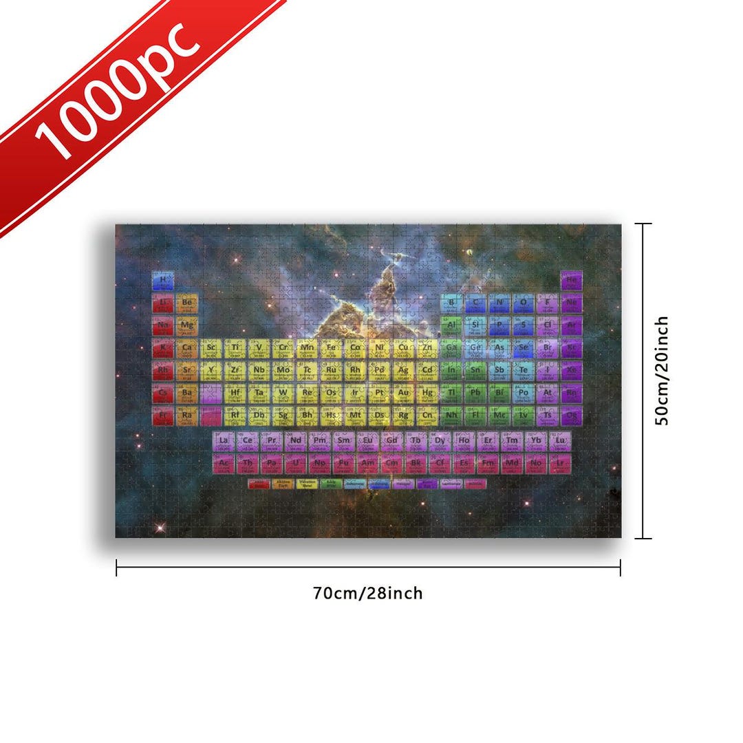Periodic Table of Elements - Space - Etsy