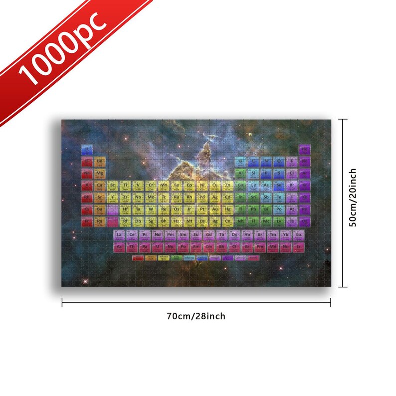 Periodic Table of Elements - Space - Etsy