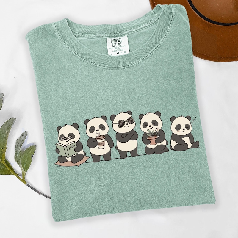 Funny Panda Womens Tshirt - Etsy