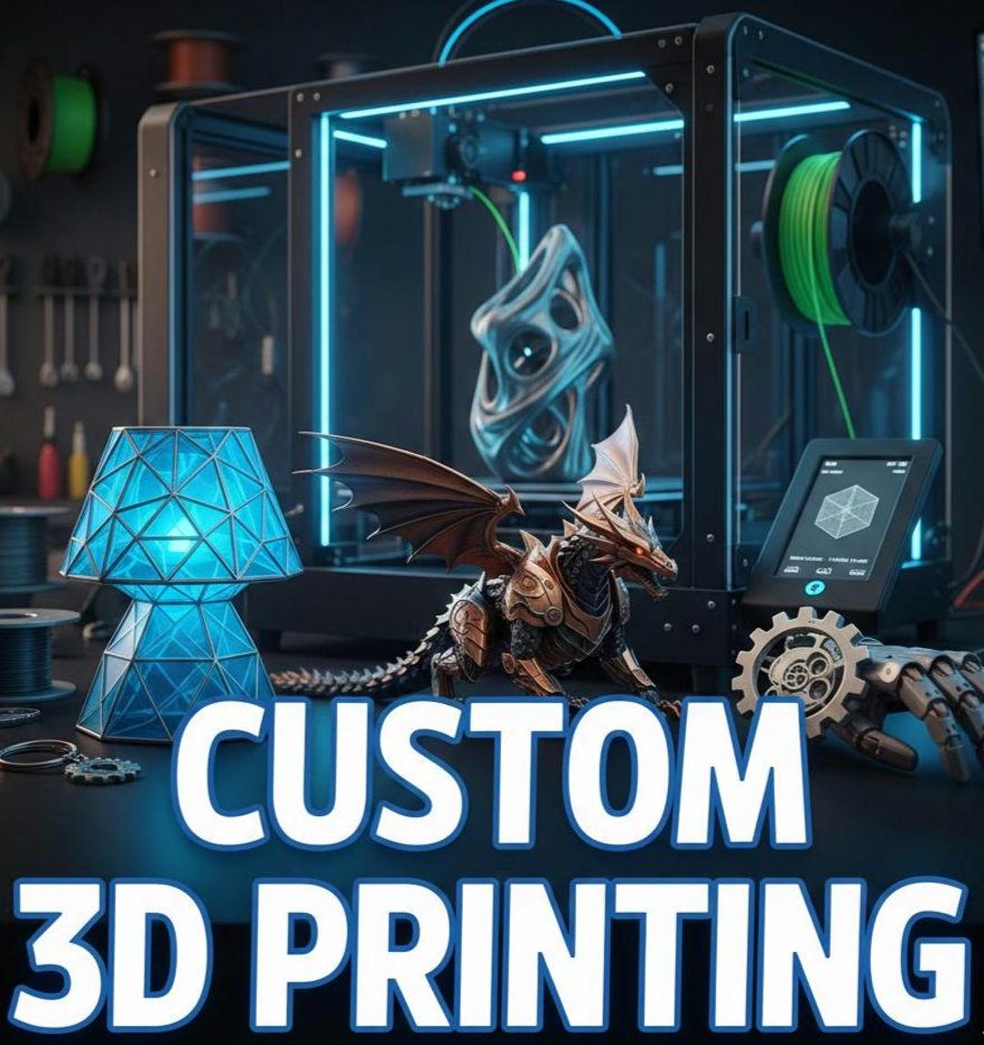 Custom 3D Printing Service | Made to Order | Personalized 3D Print - Etsy