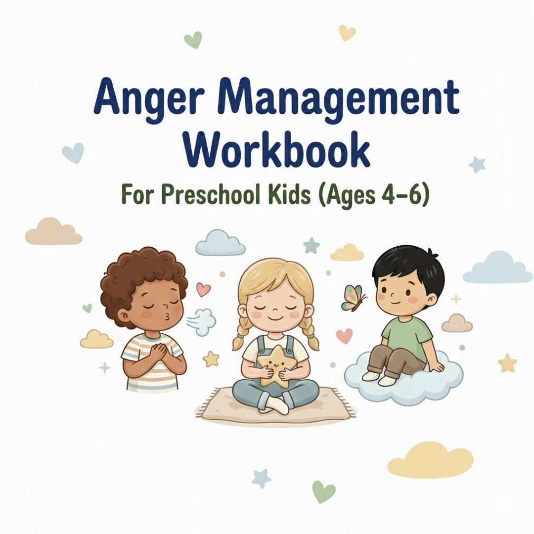 Anger Management Workbook for Preschool Kids (ages 4–6) – Emotional ...
