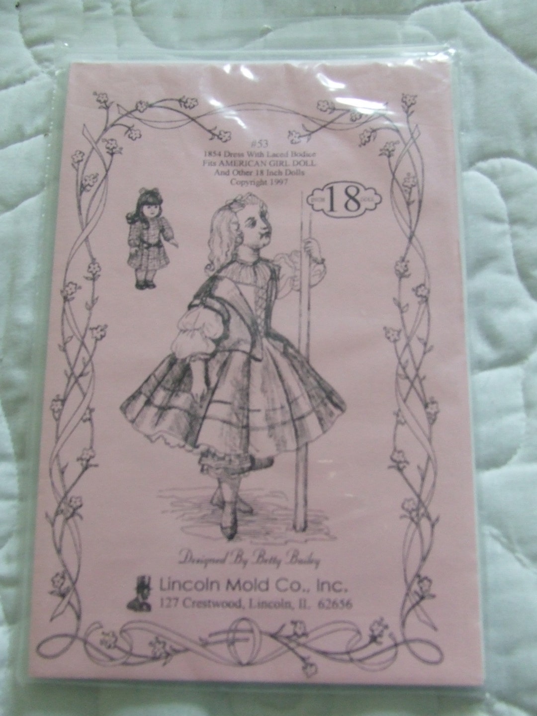Lincoln Mold Pattern to Make a Dress for 18 Dolls - Etsy