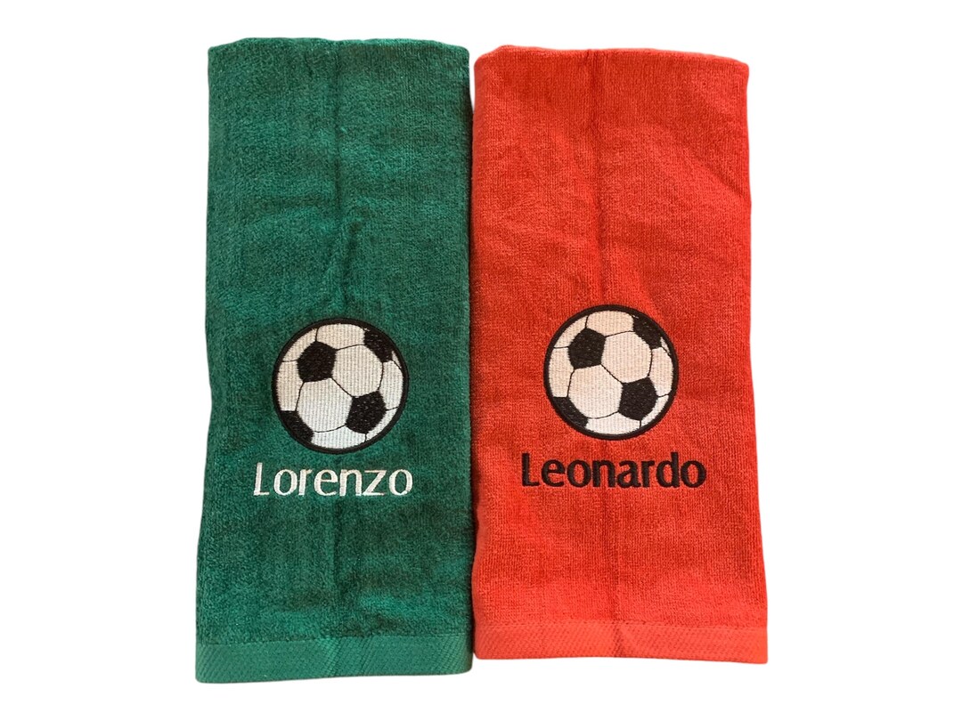 Personalized Soccer Towel, Soccer Team Gift, Embroidery Included, One ...