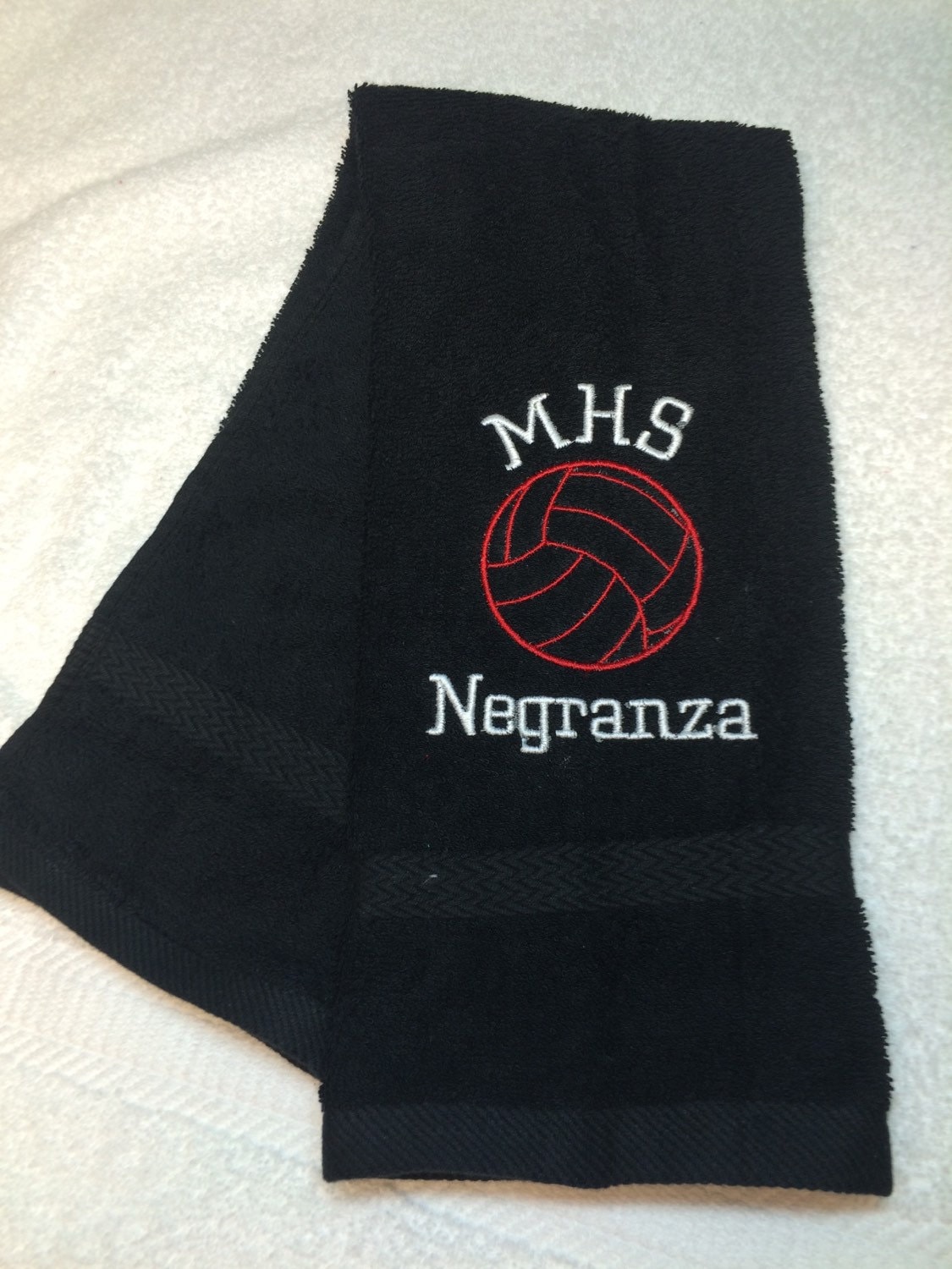 Volleyball personalized towel volleyball towel volleyball | Etsy