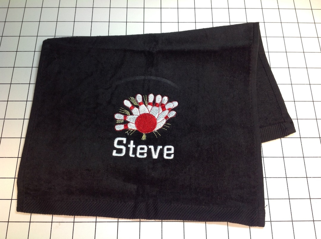 Custom Personalized Bowling Towel - Includes Embroidery - - Etsy