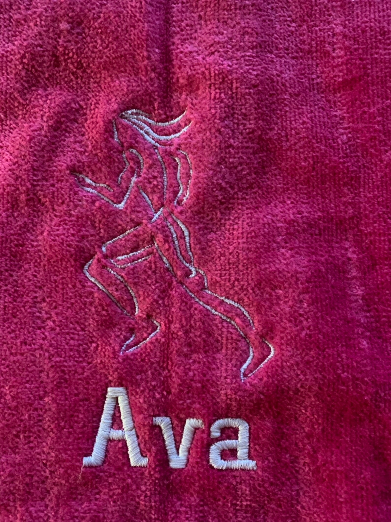 Personalized Track and Field Towel, Running Towels, Embroidered Towel ...