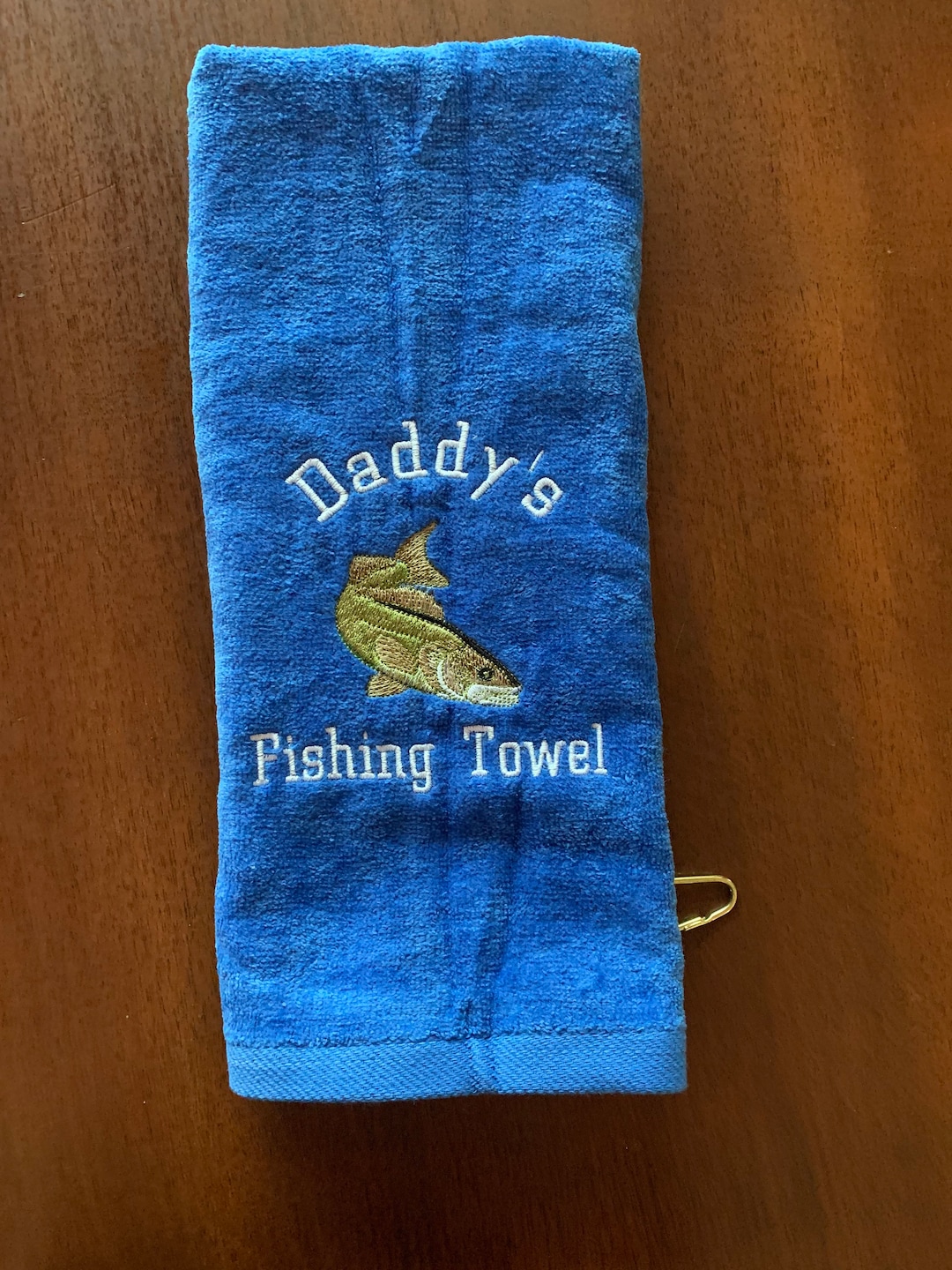 Walleye Fishing Towel, Fishing Gift, Personalized Fishing, Custom ...