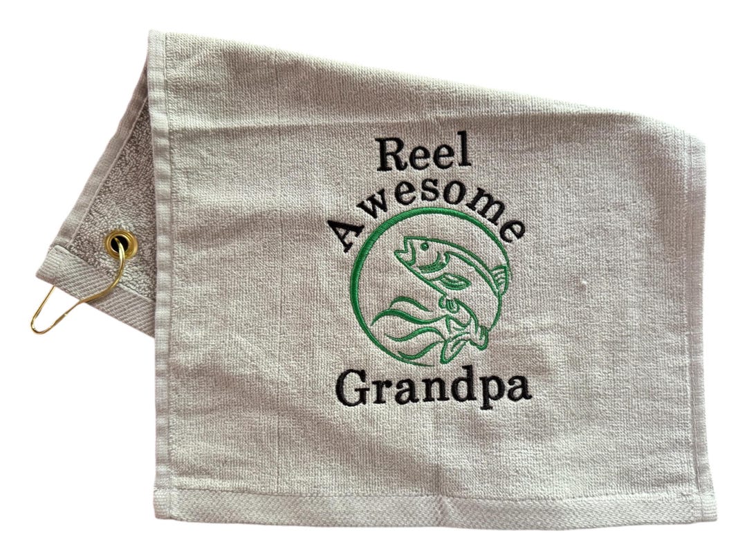 Custom Fishing Towel, Bass Fishing Towel, Fishing Gift, Personalized ...