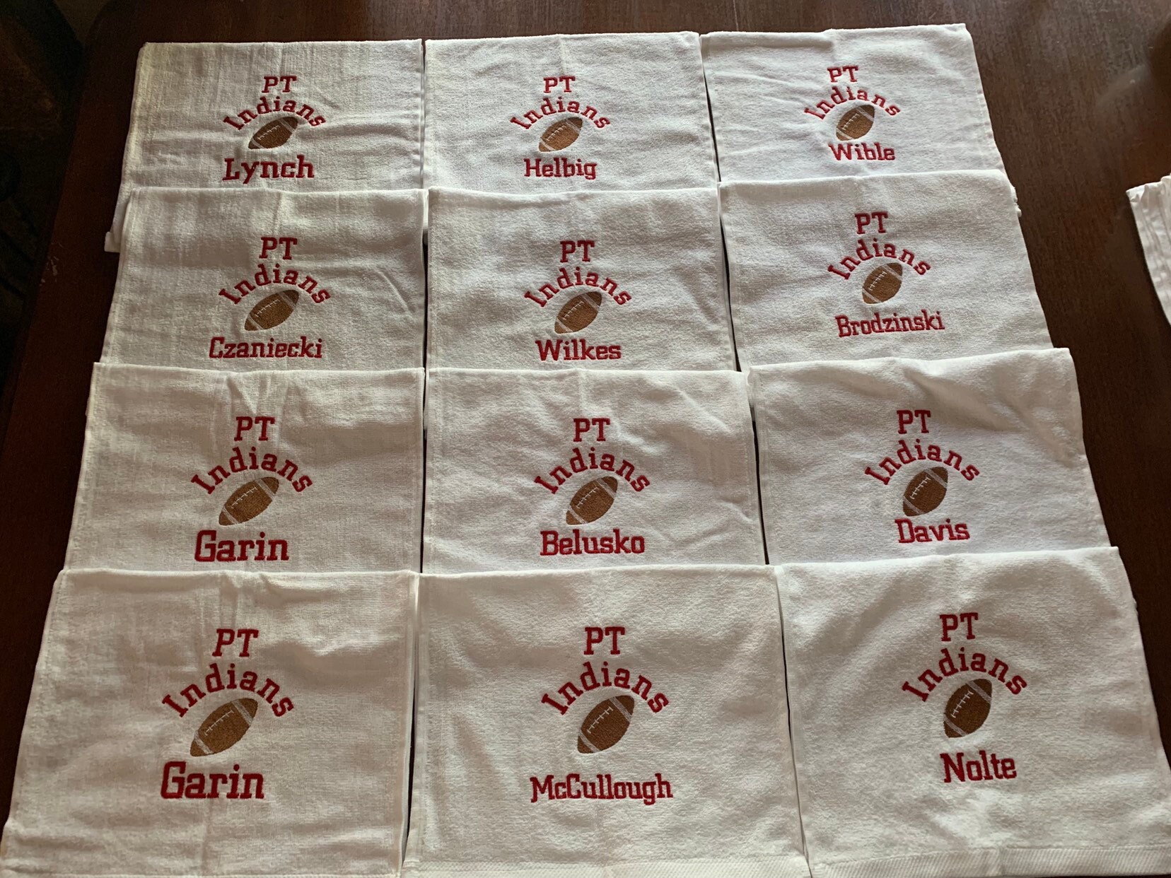 Personalized Football Towel Sport Towel Football Gift Man | Etsy