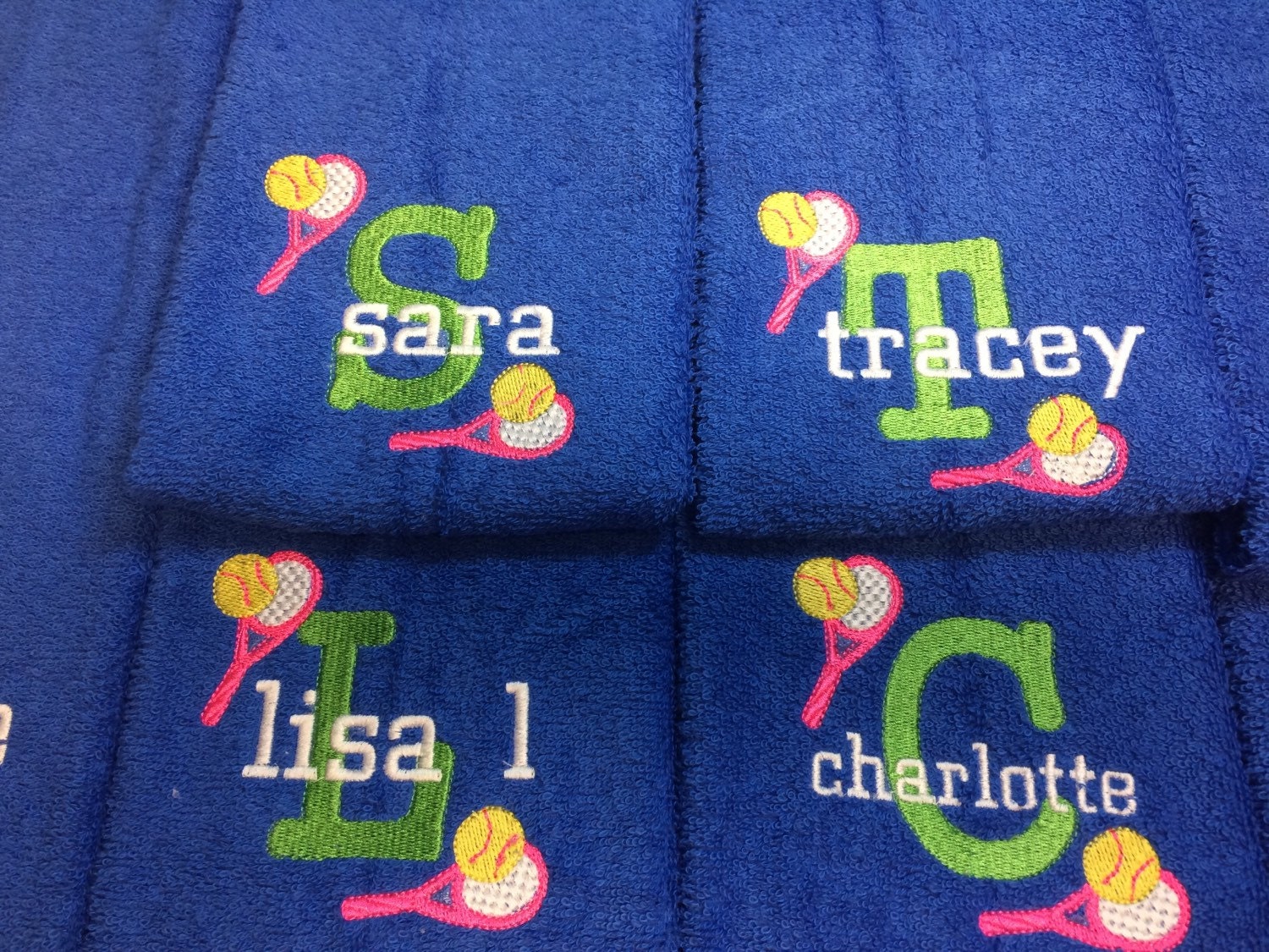 Tennis Personalized Tennis Towels Coach Gift - Etsy