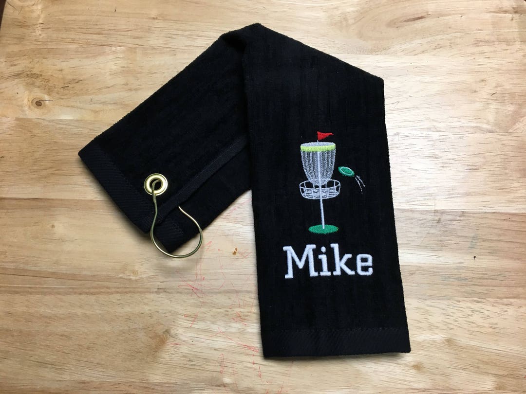 Personalized Disc Golf Towel With Custom Embroidery Included - Etsy