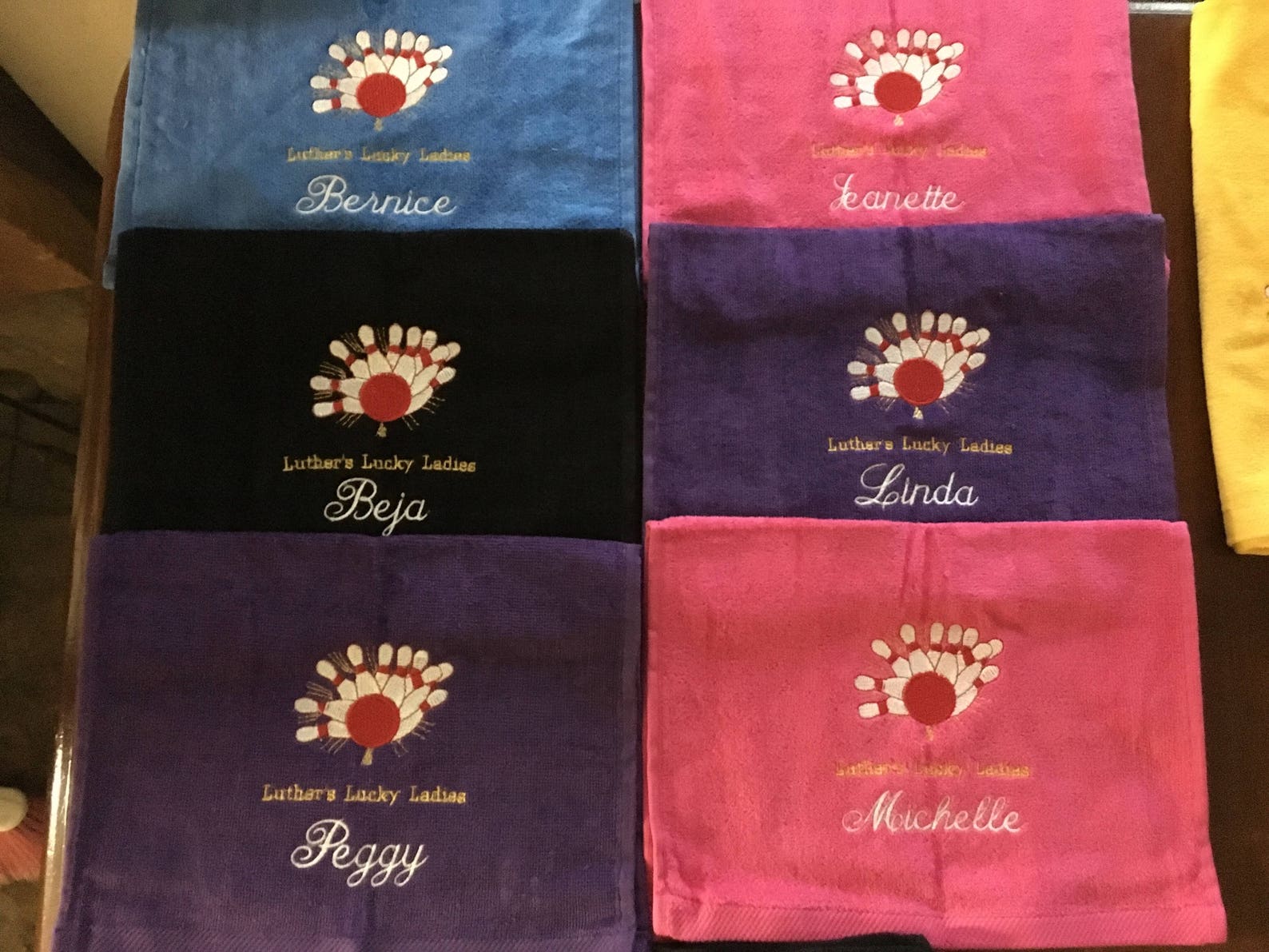 Personalized Bowling Towels Personalized Free Fast - Etsy