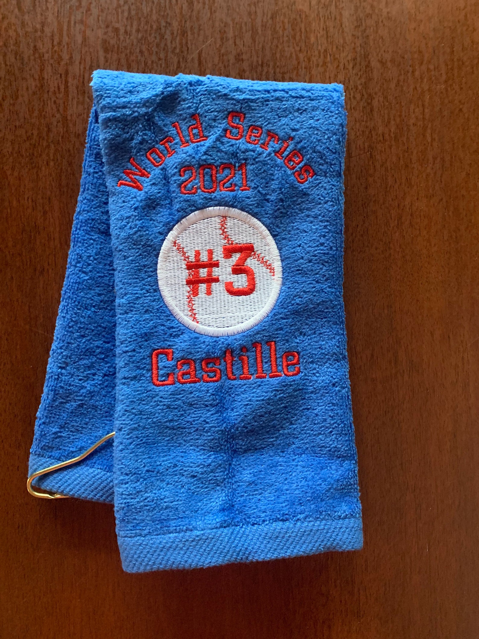 Baseball Towel / Softball Towel / Team Sports / Custom Embroidery ...
