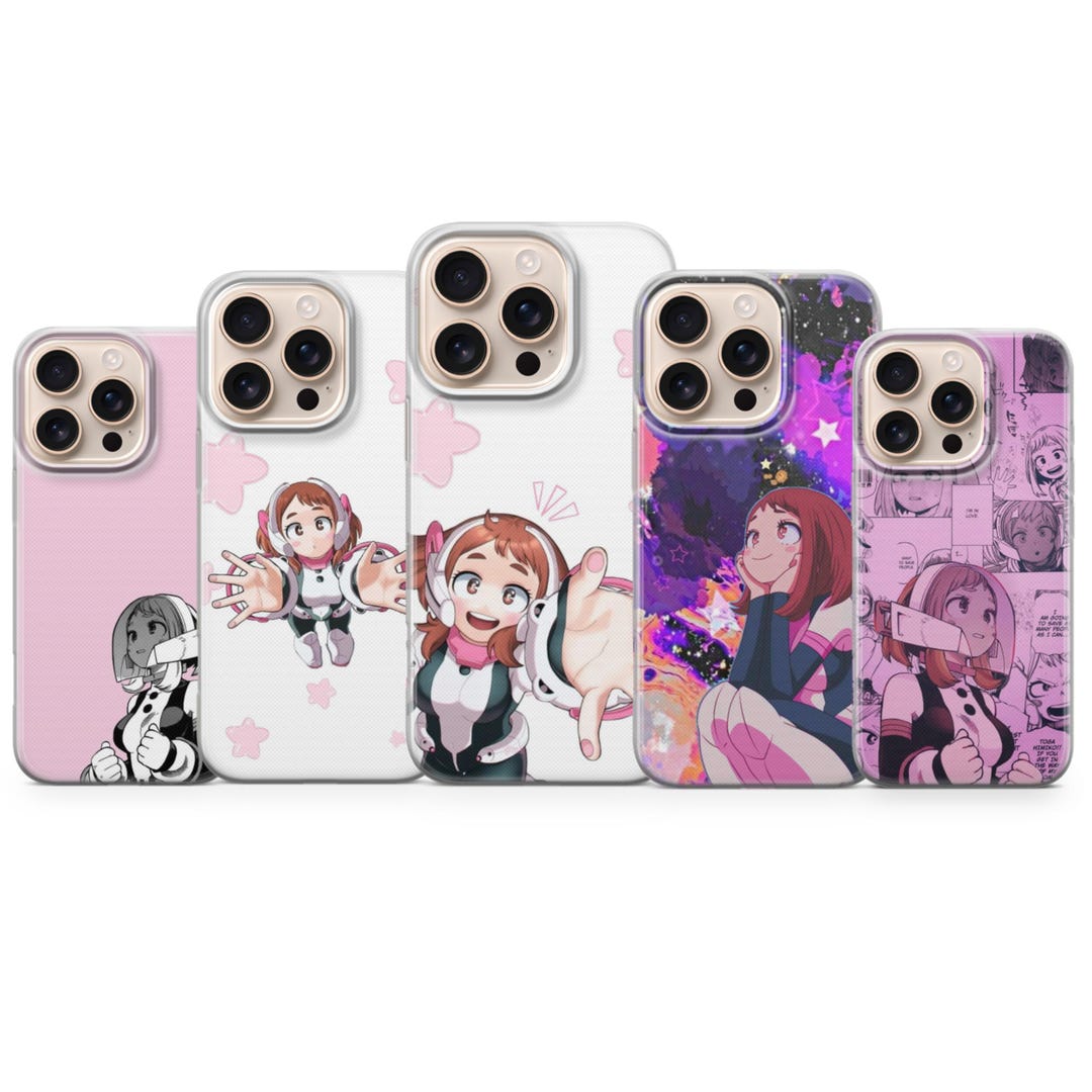 Uraraka Ochako Phone Case – MHA Cover for iPhone 17 Air 16e 15 Pro Max ...