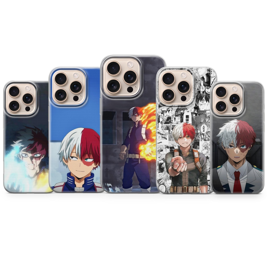 Todoroki Shoto Phone Case MHA Anime Cover for iPhone 17 Air 16e 15 Pro ...
