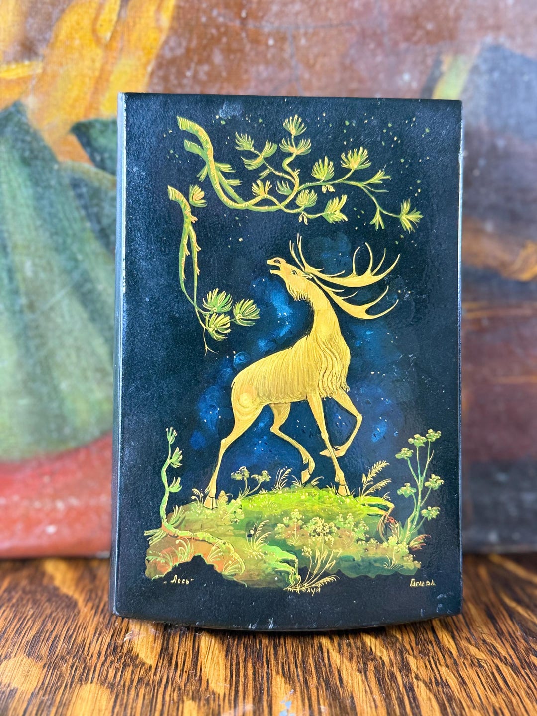 Vintage Moose Box Jewelry/ Cigarette USSR - Etsy