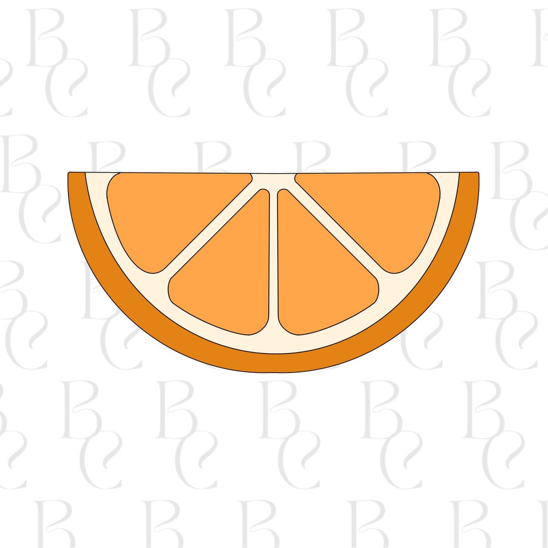 Half Circle ( Citrus Slice) Cookie Cutter - Etsy