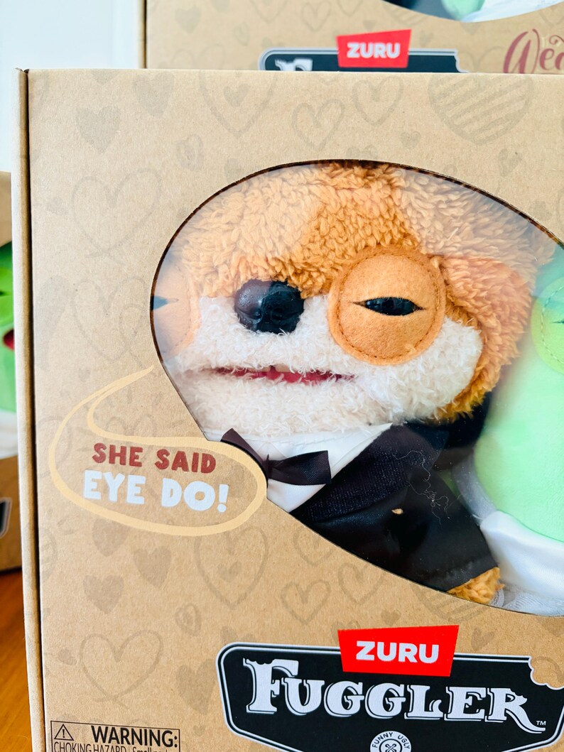 Fuggler Wedding Day Plush – 2-piece Set – Quirky Collectible Gift ...