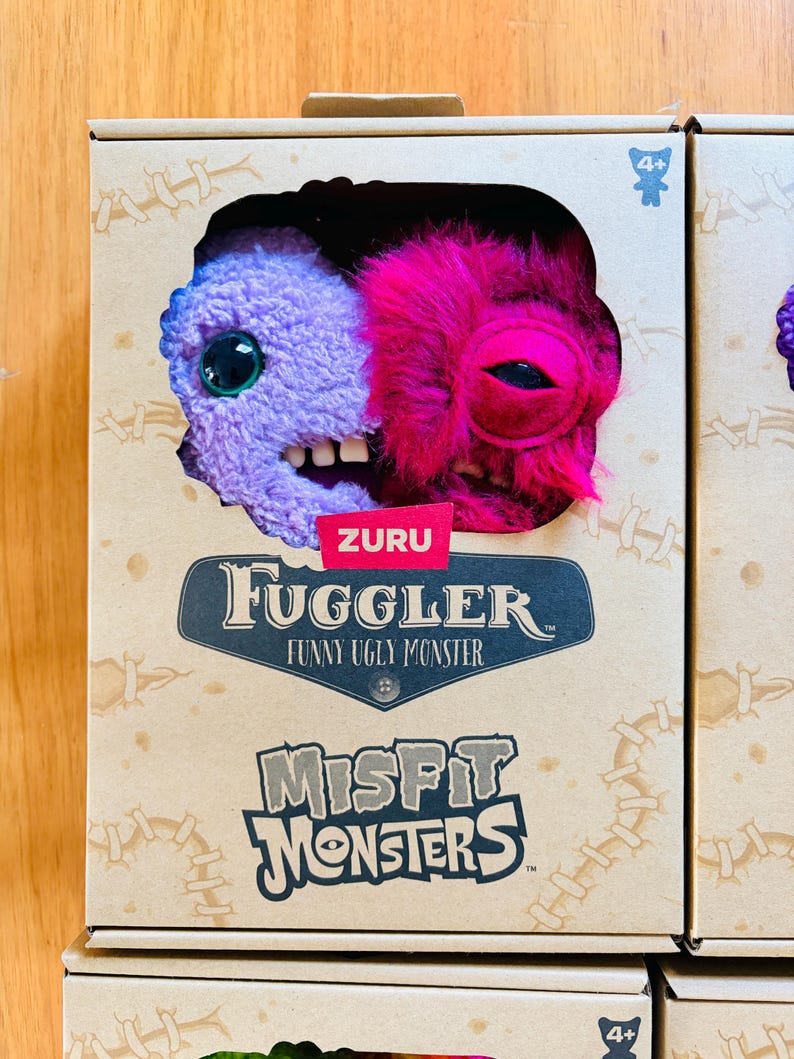 Misfit Monsters Fuggler Plush – Choose Your Character – Quirky Collectible Gift - Etsy