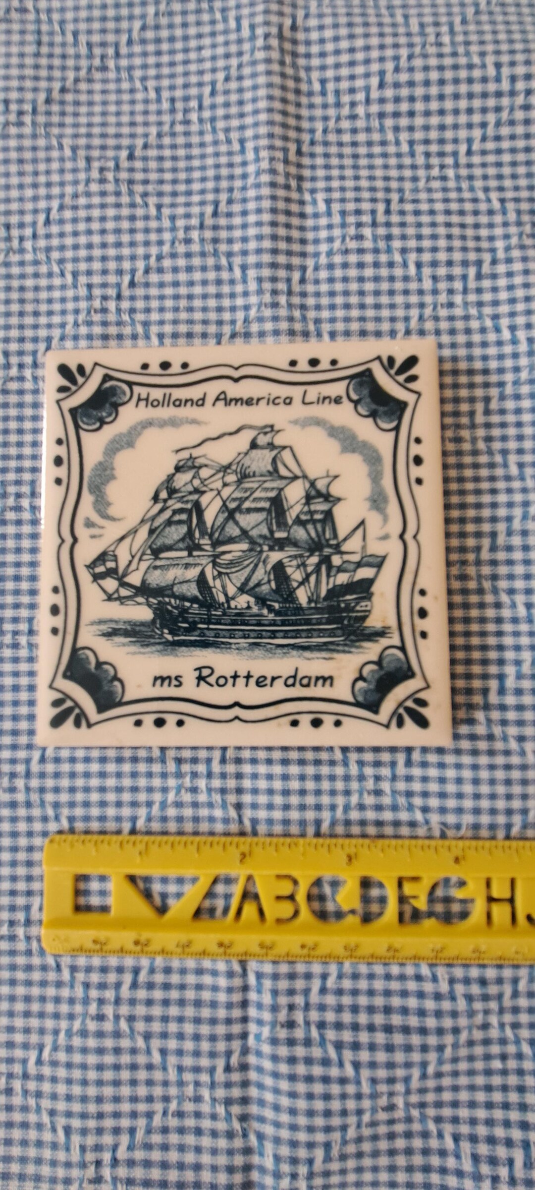 Delft Holland Ceramic Tile, 4 X 4. Windmills and Dutch Scenery ...