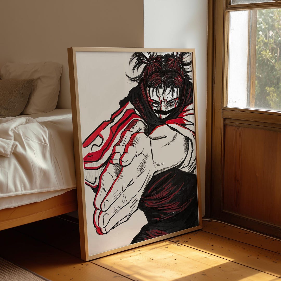 Choso Jujutsu Kaisen Printable, Art Digital Manga Anime, Illustration ...